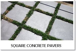 Concrete square pavers - Thai Home Design