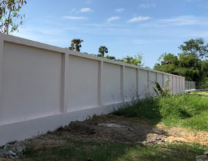 Building a Perimeter Wall in Thailand - Thai Home Design